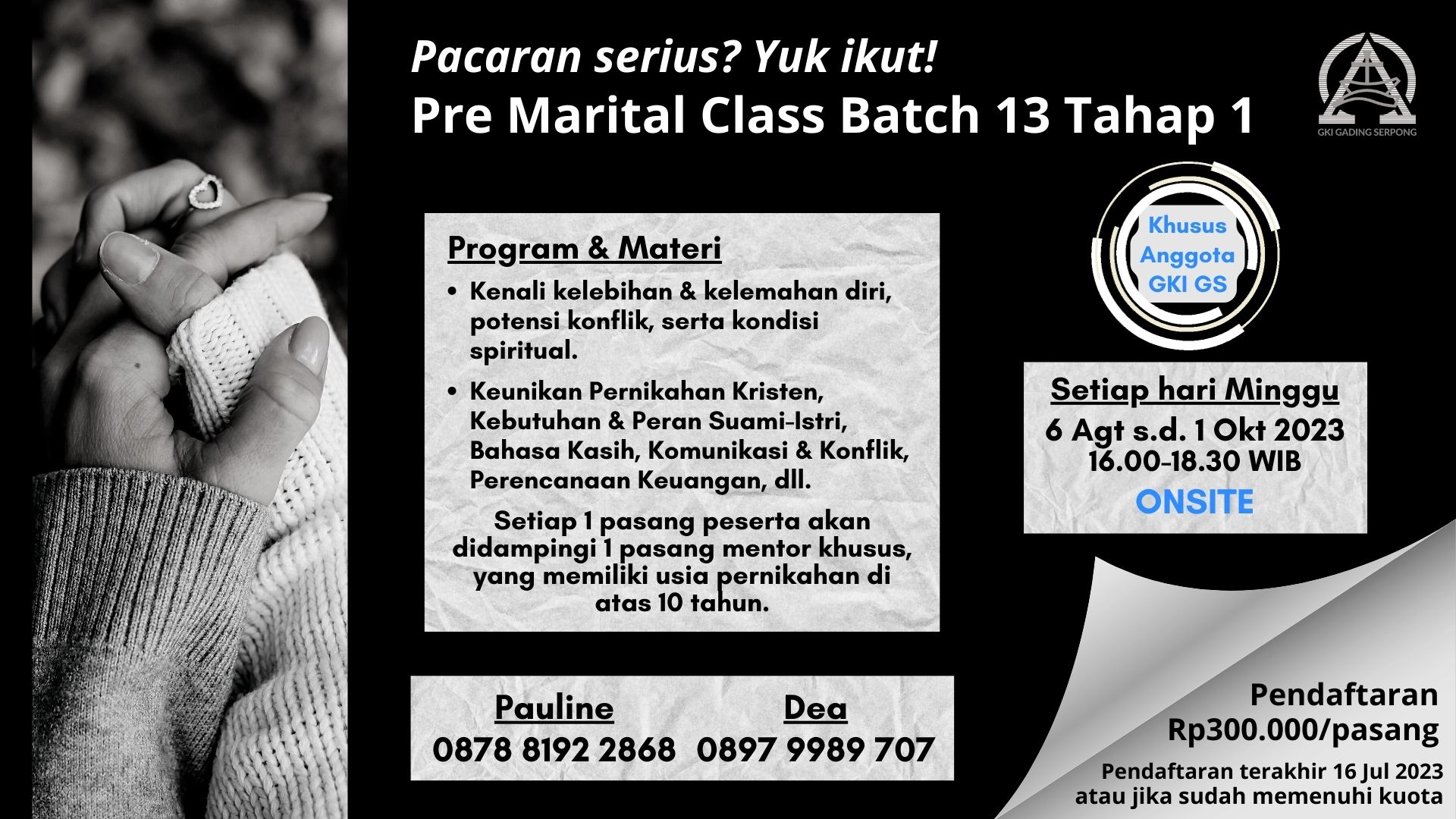 Pre Marital Class Batch 13 - GKI Gading Serpong